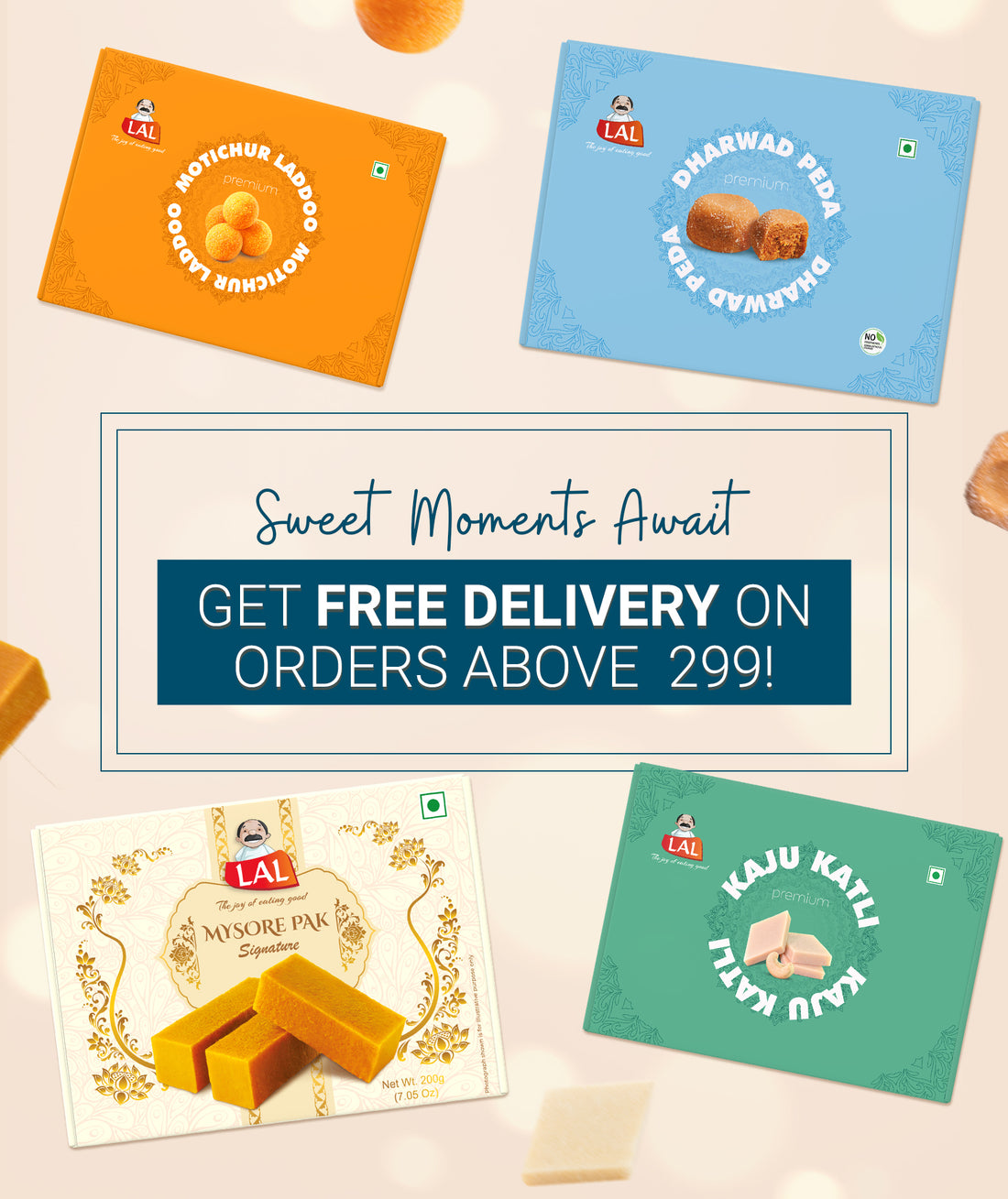 LAL Sweets - Authentic Indian Sweets, Cookies & Savouries - Buy online ...